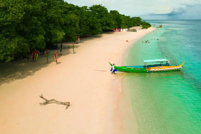 Pink Sand Beach on the Great Sta. Cruz Island - Fun In The Philippines